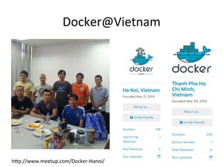 DockerDay2015: Getting started with Docker | PDF