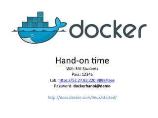 DockerDay2015: Getting started with Docker | PDF