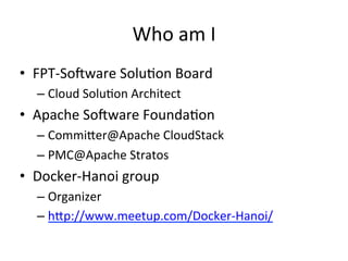 DockerDay2015: Getting started with Docker | PDF