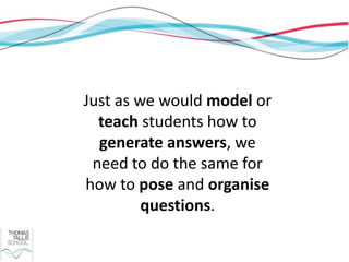 Getting students to ask the questions | PPTX