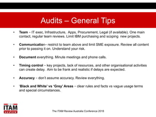 Australia Conference 2018_Getting the best from ibm license metric tool ...