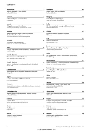 Getting The Deal Through: Dispute Resolution 2018 | PDF