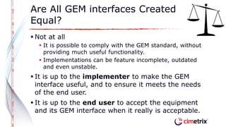 Getting the most from the gem standard | PPT