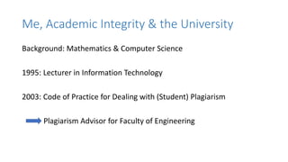 Getting the most out of turnitin: support for your academic integrity ...