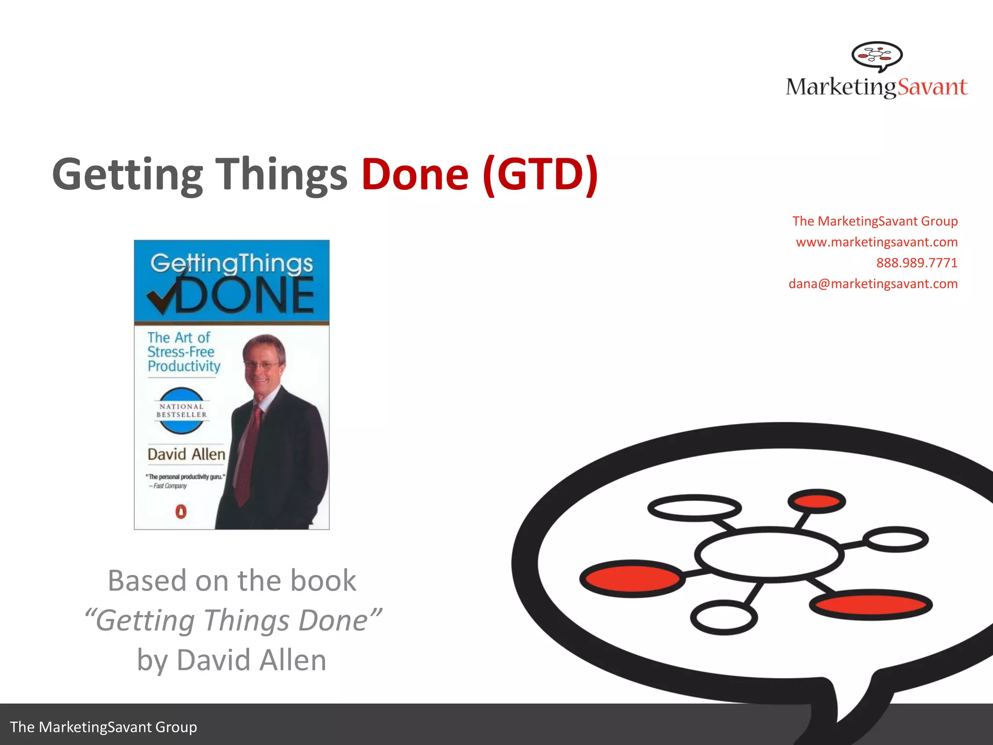 Getting Things Done | PDF