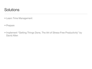 Getting Things Done | PPT