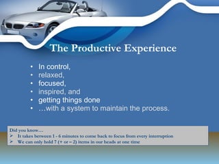 Getting things done® overview | PPT | Science