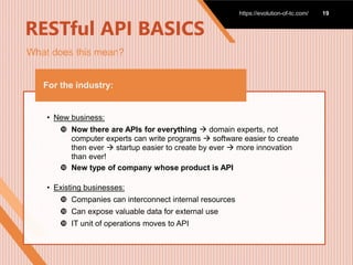 Getting to Grips with RESTful APIs | PPT
