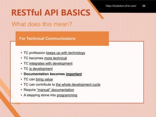 Getting to Grips with RESTful APIs | PPT
