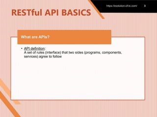 Getting to Grips with RESTful APIs | PPT