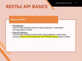 Getting to Grips with RESTful APIs | PPT