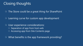 Getting to grips with SharePoint 2013 apps - Chris O'Brien | PPT