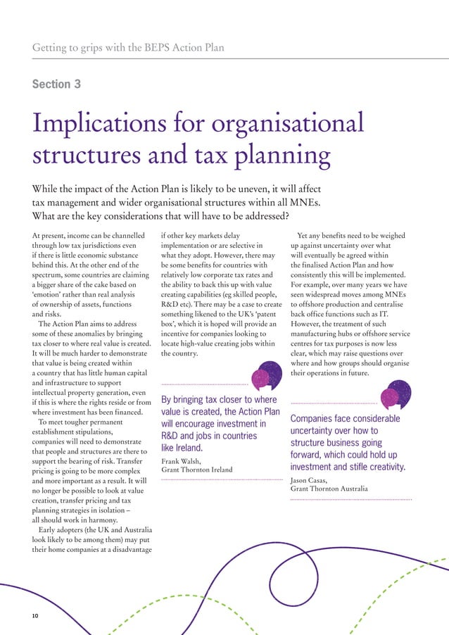 Getting to grips with the BEPS Action Plan | PDF | Financial Regulation ...
