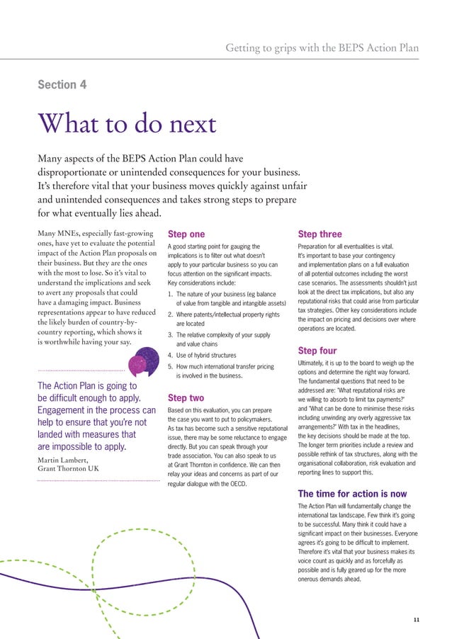 Getting to grips with the BEPS Action Plan | PDF | Financial Regulation ...