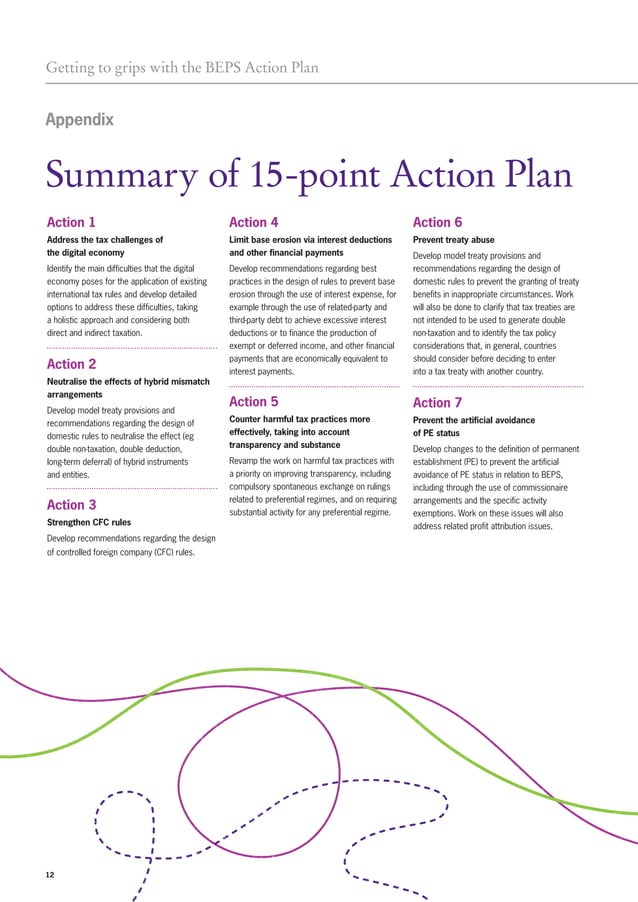Getting to grips with the BEPS Action Plan | PDF
