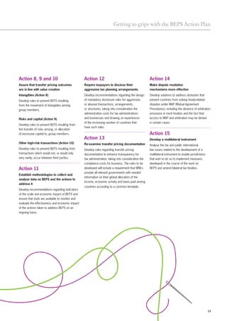 Getting to grips with the BEPS Action Plan | PDF | Financial Regulation ...