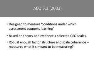 Getting to grips with TESTA methods | PPT