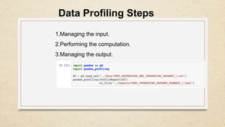 Getting to know any dataset | PPT