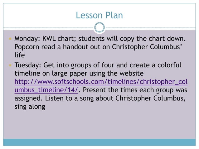 Christopher Columbus Unit Plan | PPTX