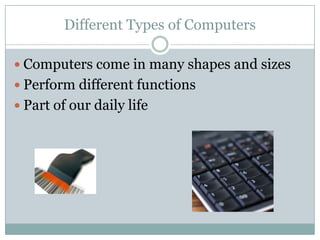 Getting to know computers | PPTX