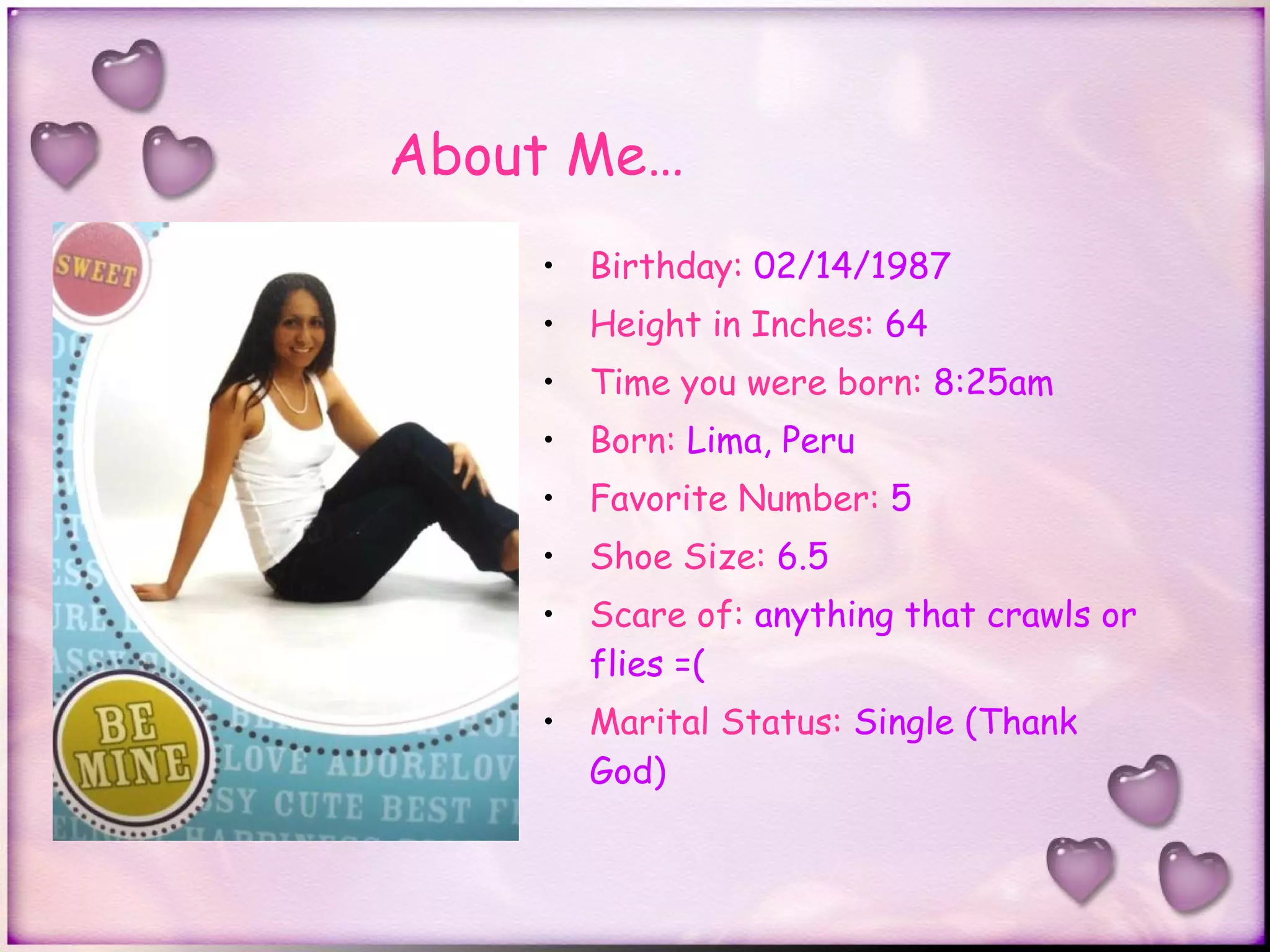 Getting To Know Me | PPT
