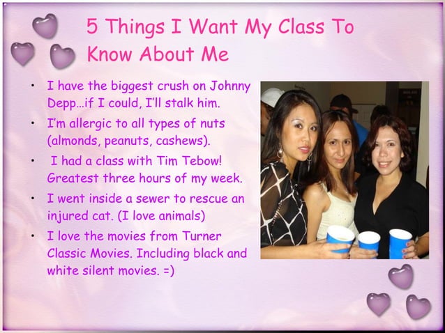 Getting To Know Me | PPT