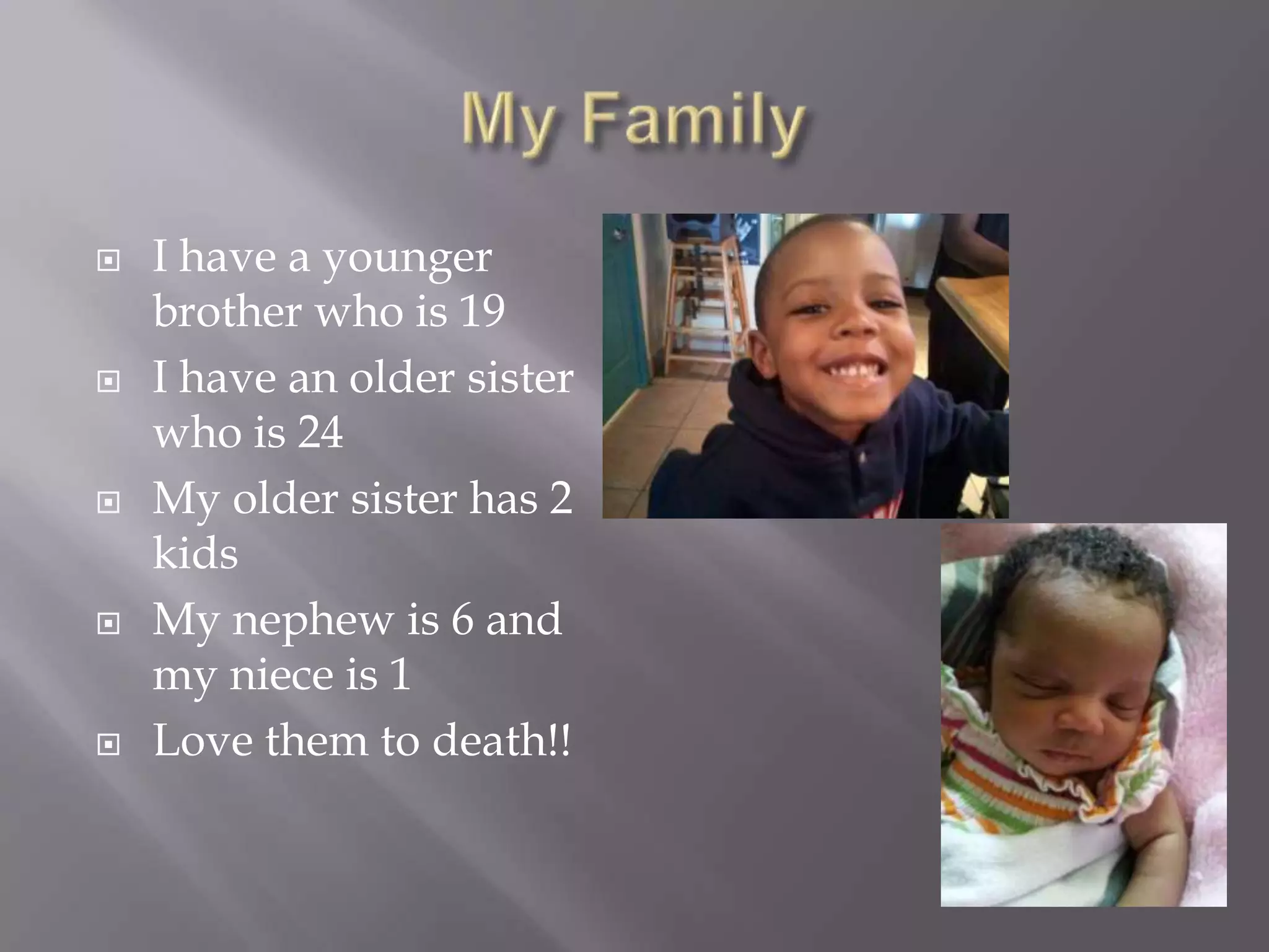 Getting to know me presentation | PPTX