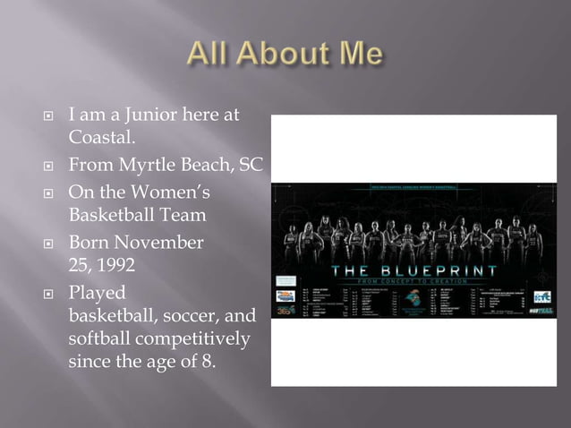 Getting to know me presentation | PPTX | Basketball | Sports