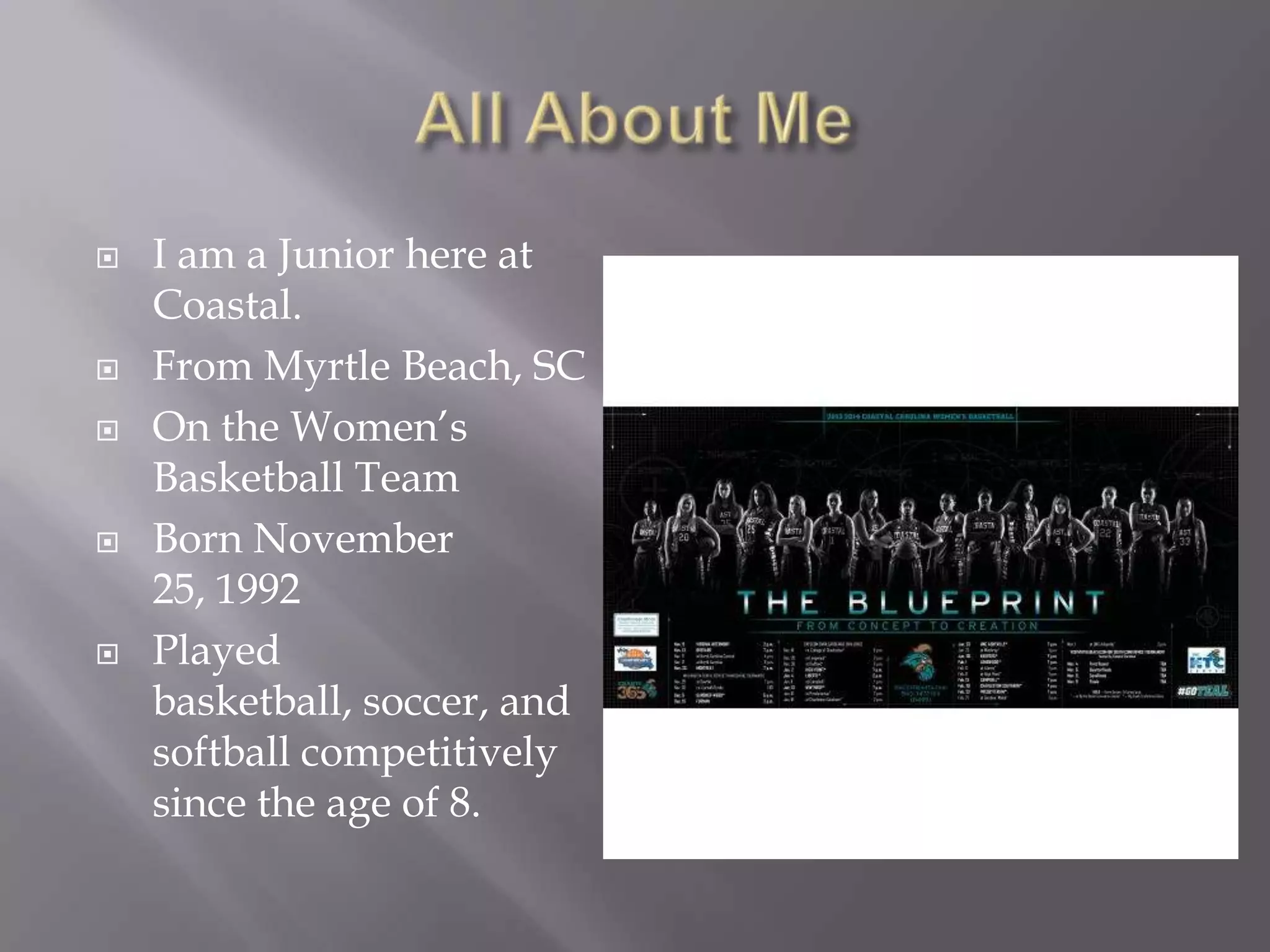 Getting to know me presentation | PPT