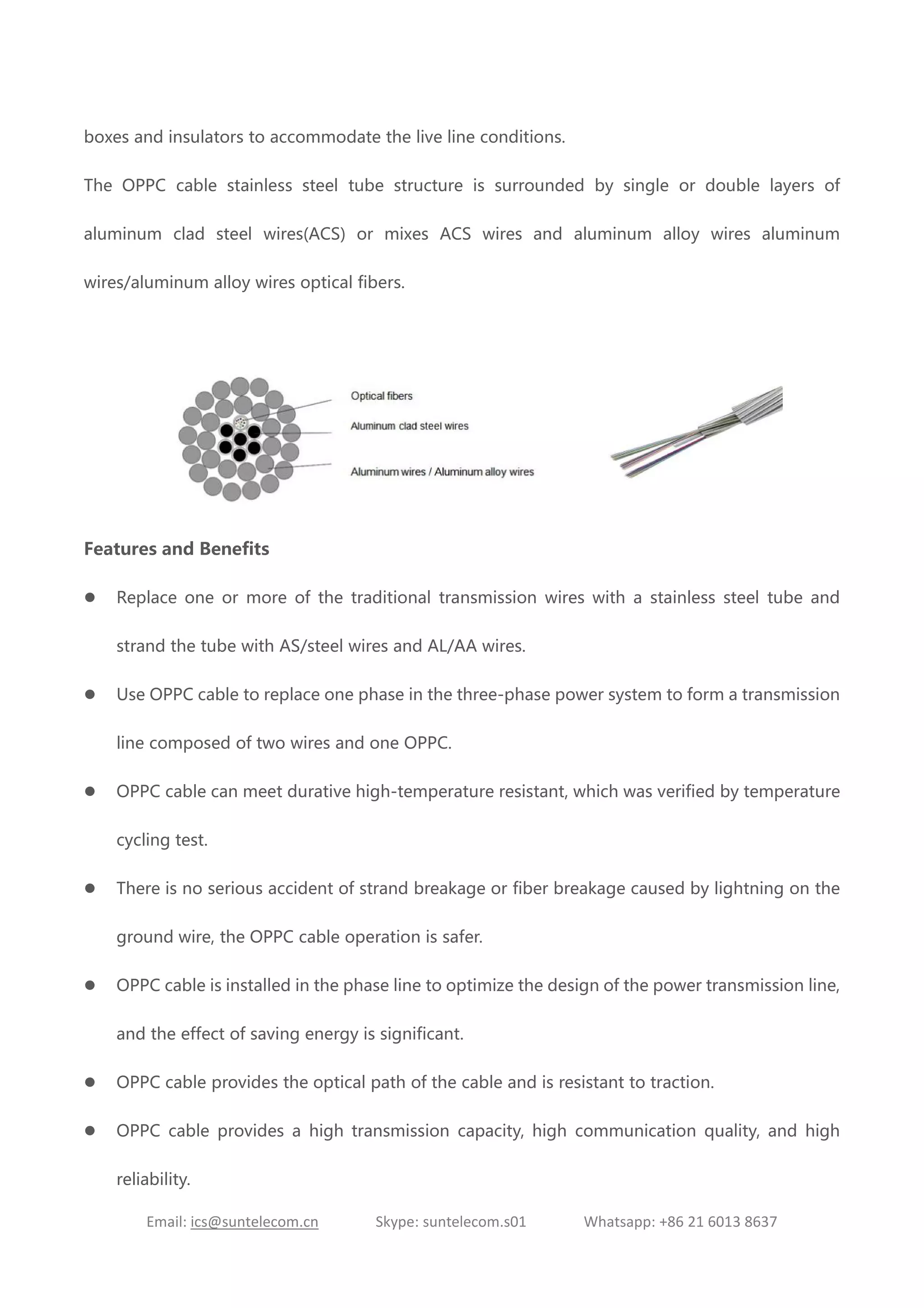 Getting to Know OPPC Fiber Optic Cable | PDF