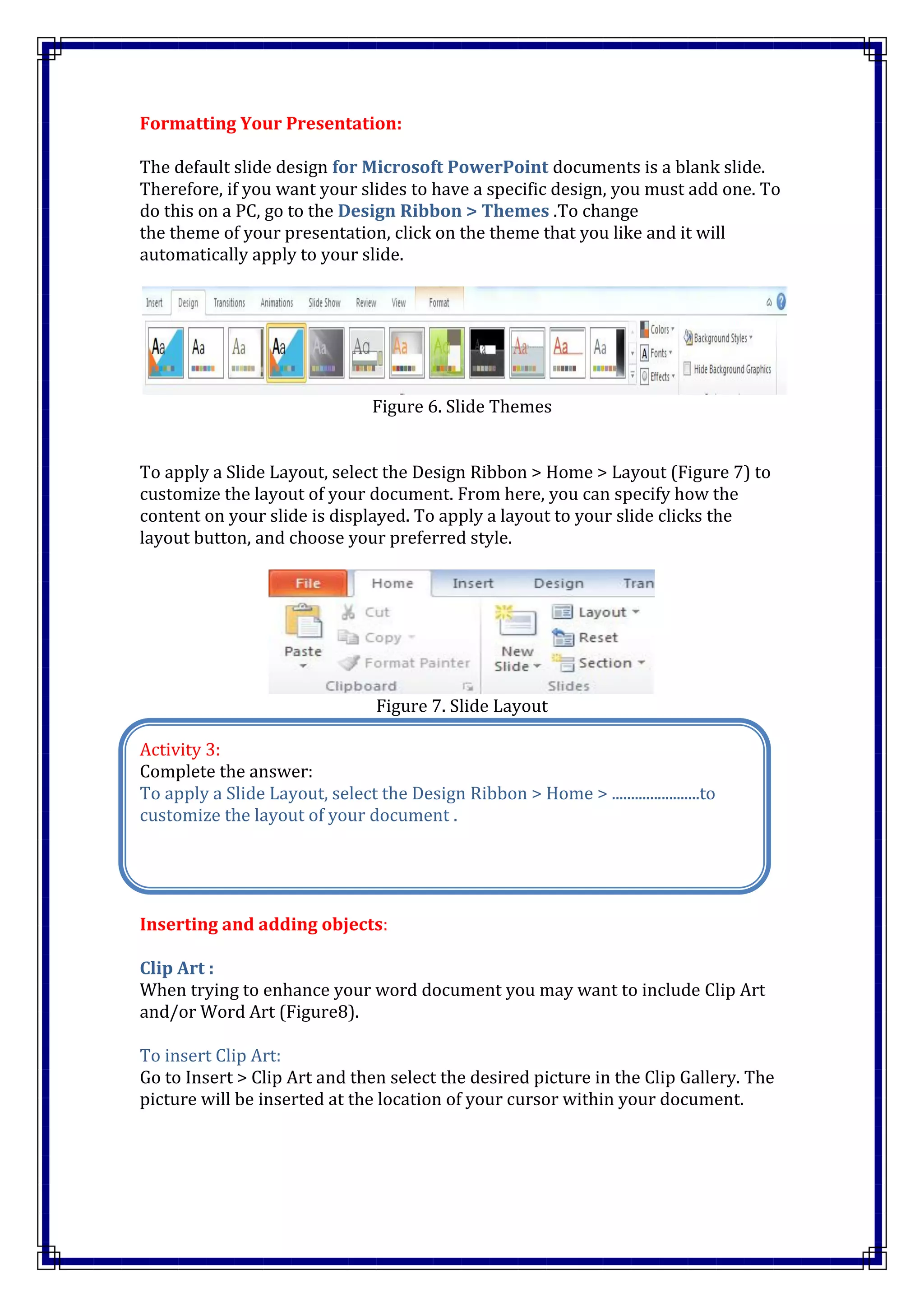 Writing DE materials | PDF