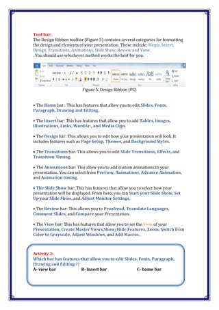 Writing DE materials | PDF