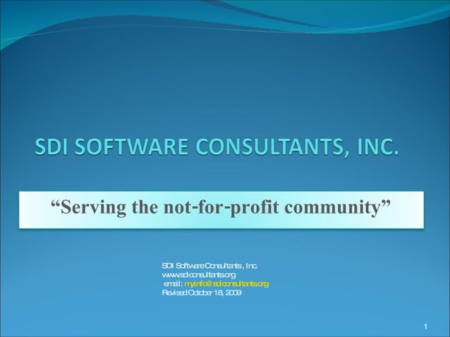 Getting To Know Sdi | PPT