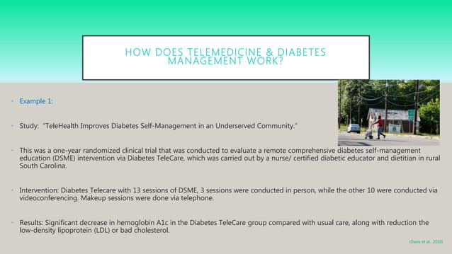 Getting To Know Telemedicine & Diabetic Management | PPT