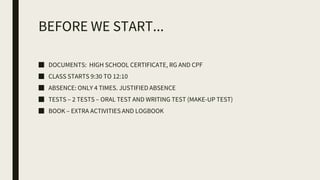 Getting to know you! First English Class | PPTX