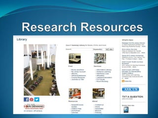 Getting to Know Your Library | PPT