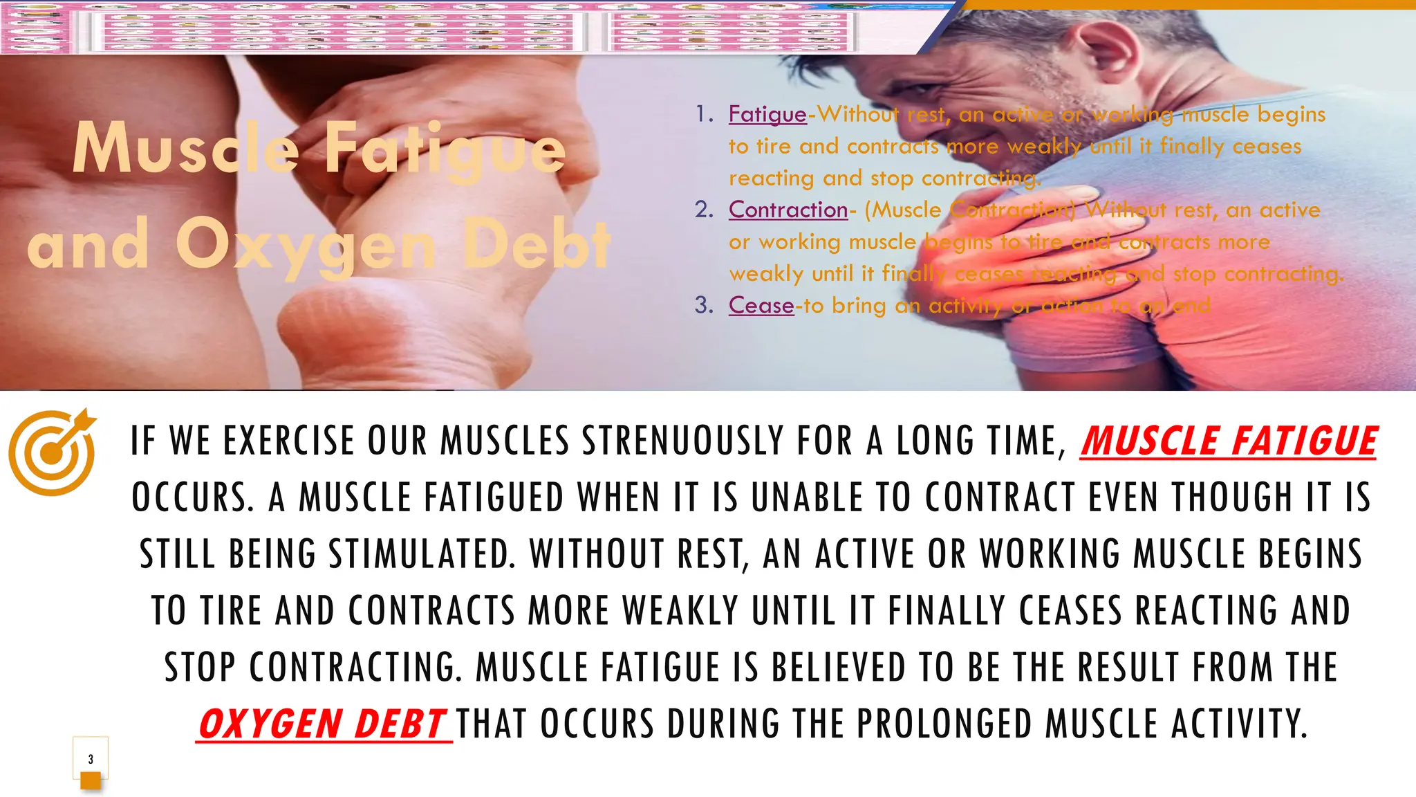 Muscle Fatigue and Oxygen debt an Overview in Physical Education.pptx