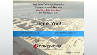 Getting to Net Zero Energy Buildings with Solar Energy | PPT