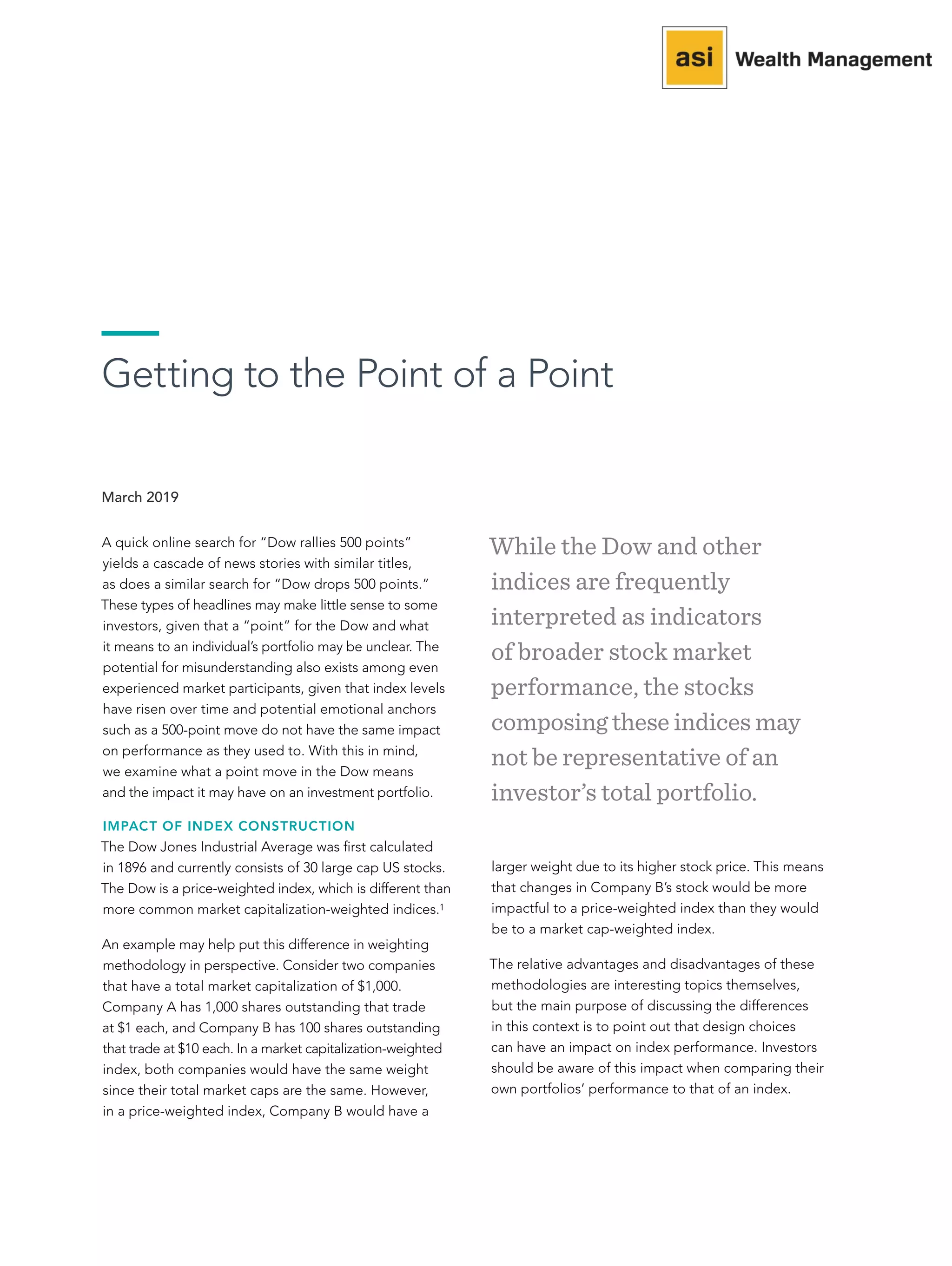 GETTING TO THE POINT OF A POINT | PDF