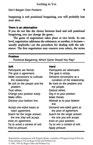 Getting to yes | PDF