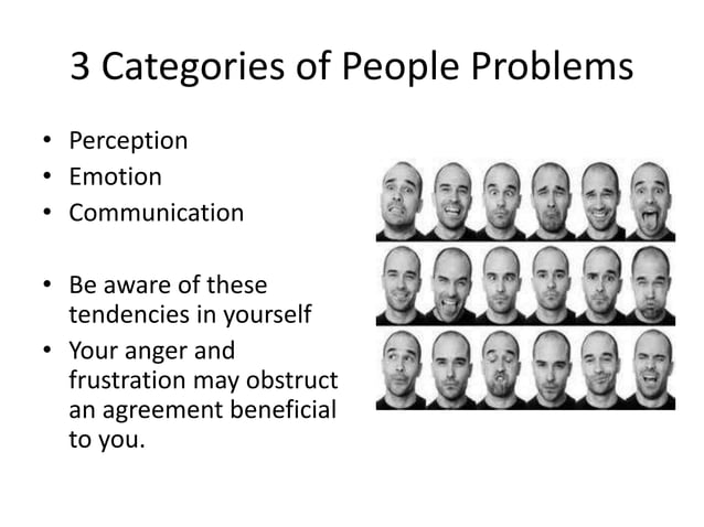 Negotiations: Separate the People from the Problem | PPTX | Family and ...