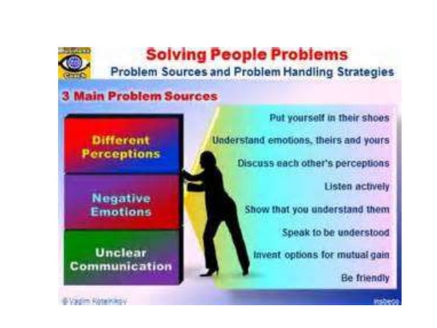 Negotiations: Separate the People from the Problem | PPTX | Family and ...