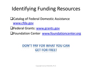 Getting to 'Yes'! The Art of Grantwriting by Samuel Mahaffy | PPT