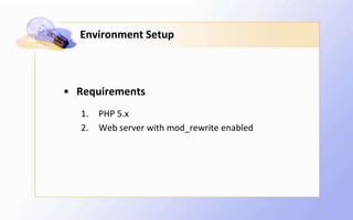 Getting up & running with zend framework | PPT