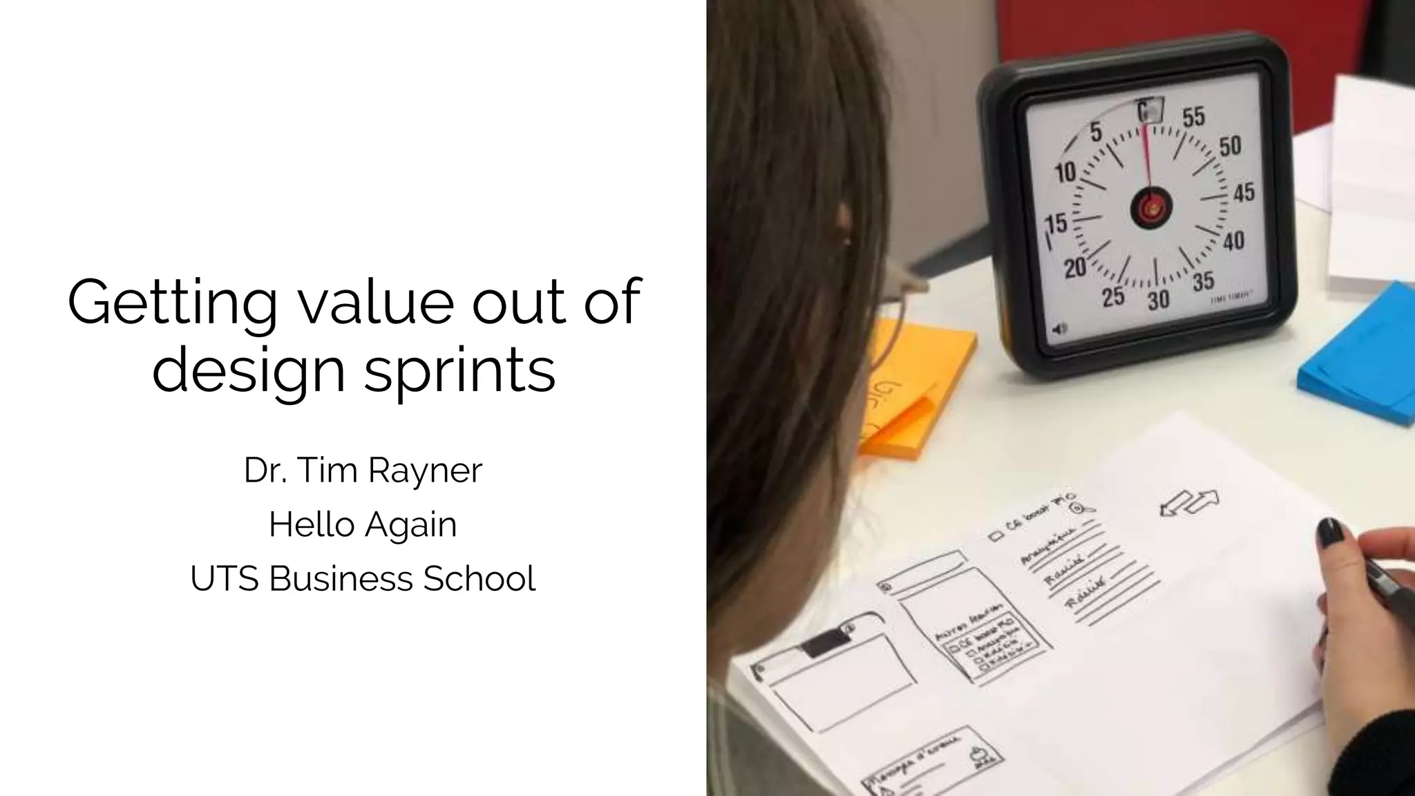 Getting value out of design sprints | PPT Getting value out of design sprints | PPT