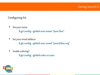Getting with GIT | PPT
