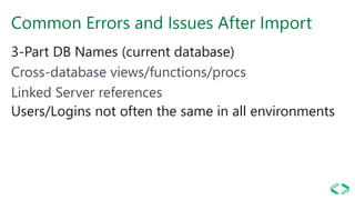 Getting Your DB Schema Under Control With SSDT.pptx