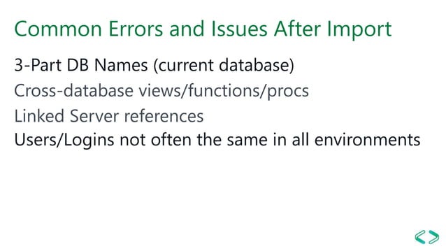 Getting Your DB Schema Under Control With SSDT.pptx