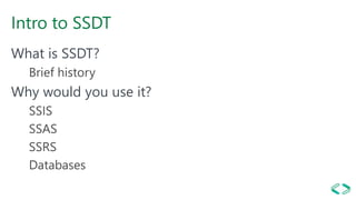 Getting Your DB Schema Under Control With SSDT.pptx