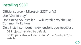 Getting Your DB Schema Under Control With SSDT.pptx